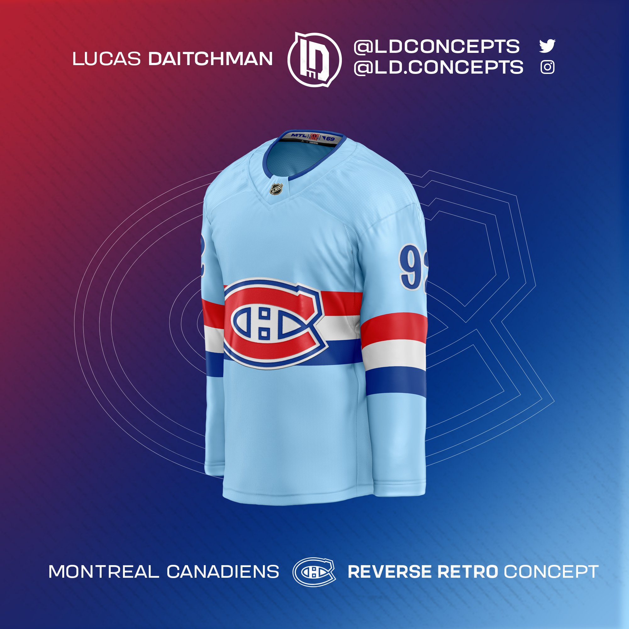 Hockey30 | Une preuve que le 3e chandail du CH...sera aux couleurs des ...