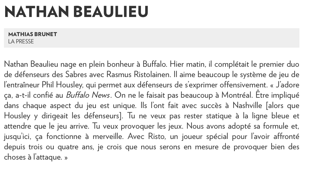Hockey30 | Mathias Brunet...le VRAI JOURNALISTE...